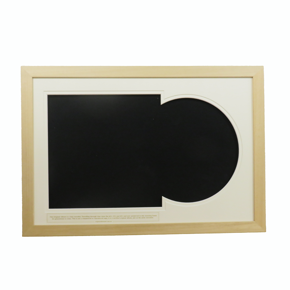 Original Album Art. Beautifully Framed for Future Generations.
